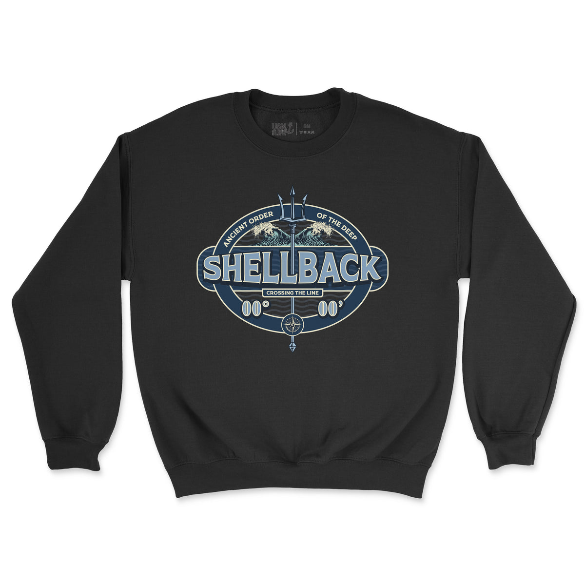 Shellback Trident Men's Midweight Sweatshirt — USN for Life