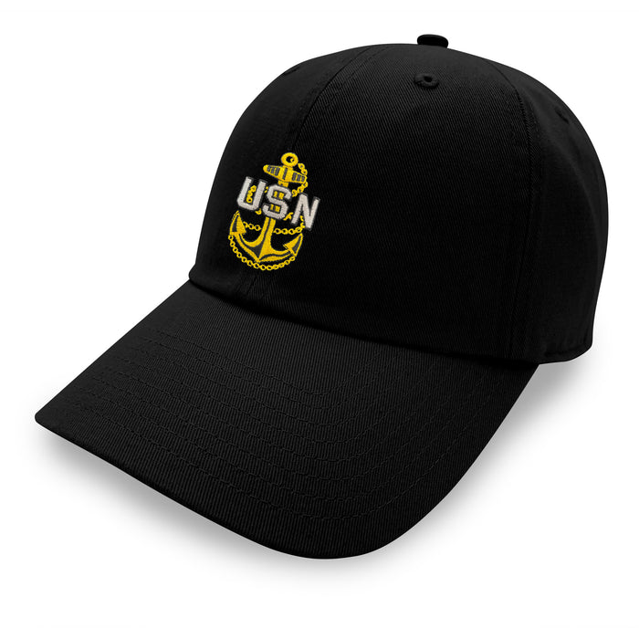 Navy Apparel | Master Chief Petty Officer Unstructured Cap — USN for Life