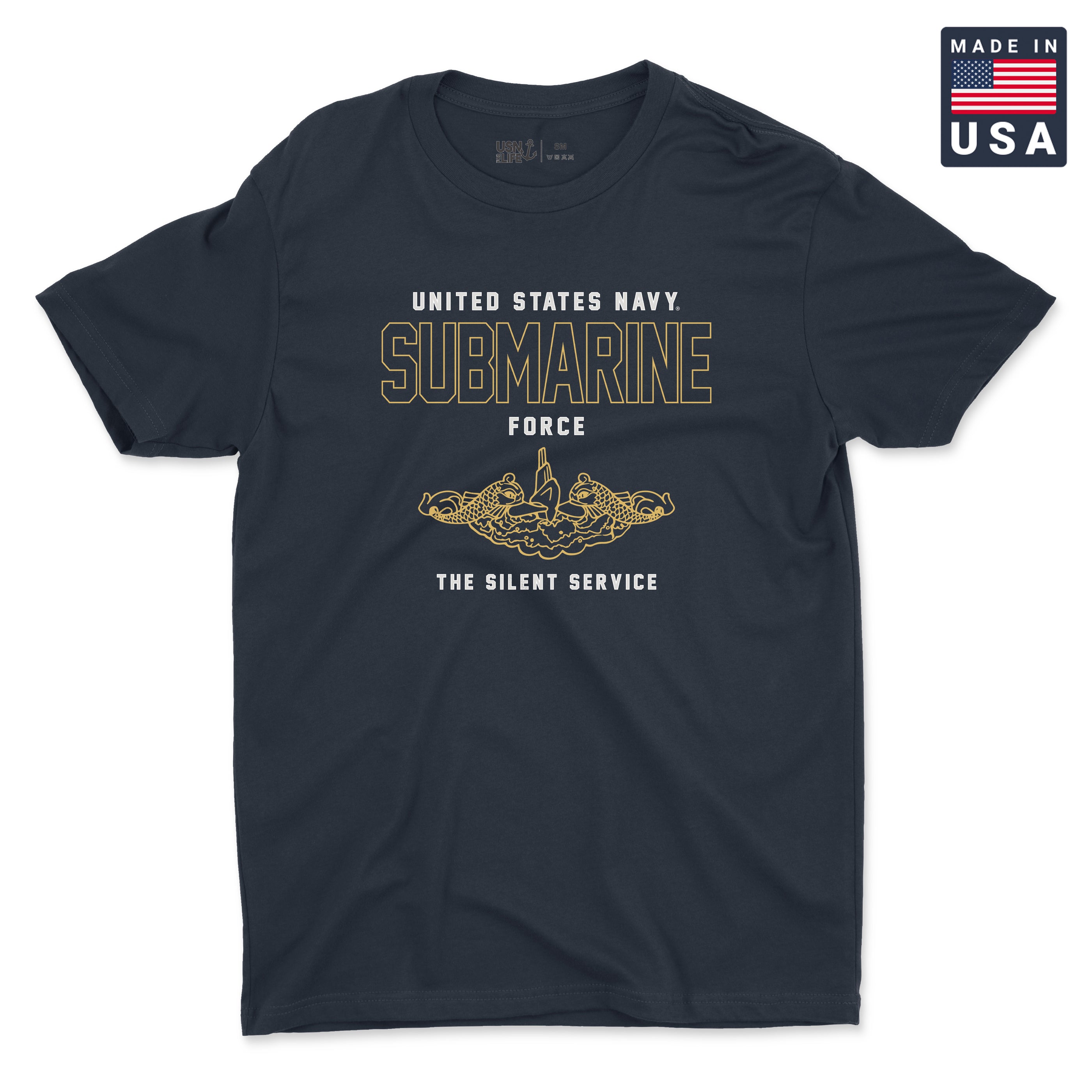 US Navy Silent Service Submarine Force T-Shirts | Men's | USN For Life ...