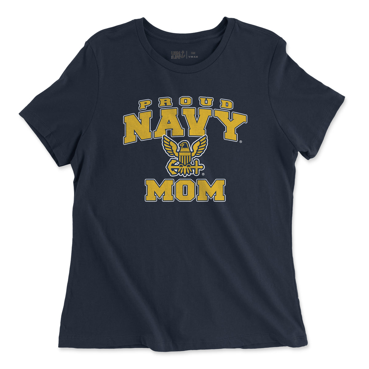Proud Navy Mom T-Shirt | Women's | USN For Life | — USN for Life