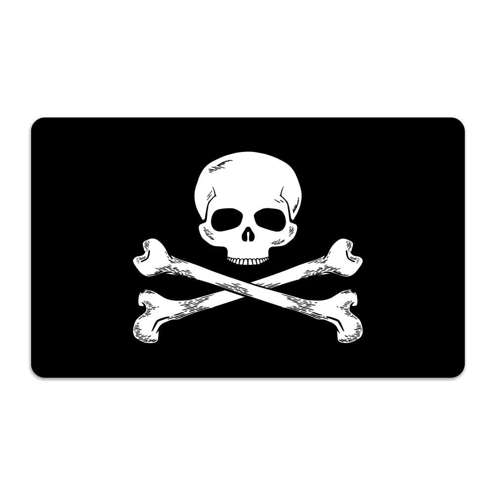 Jolly Roger Flag Sticker — USN for Life